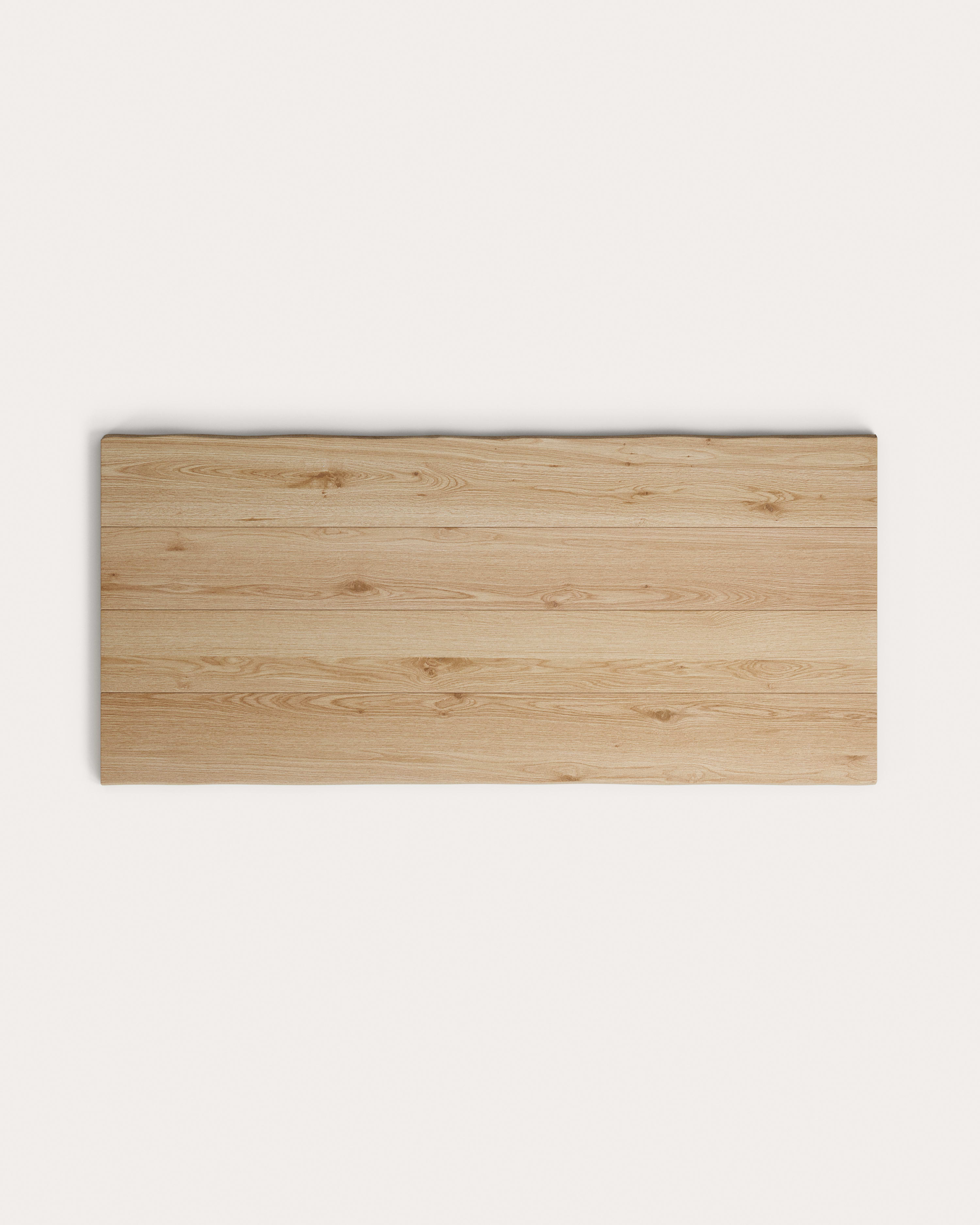 Argo table top in white-washed oak veneer, 220 x 100 cm – Kave Home
